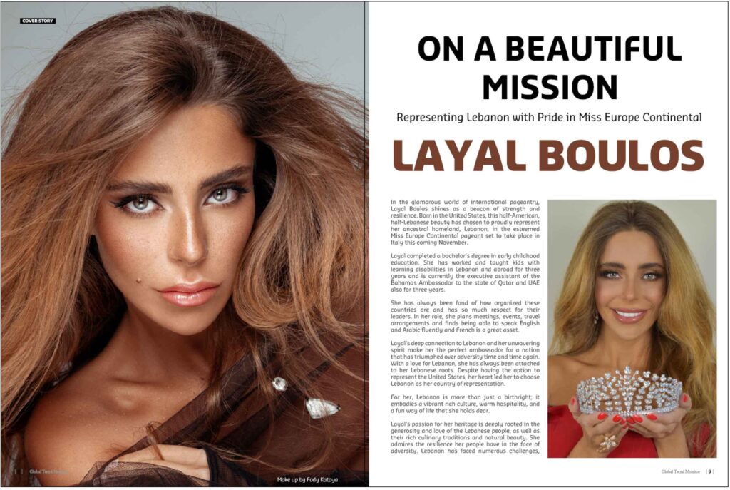 On a Beautiful Mission: Representing Lebanon with Pride in Miss Europe ...