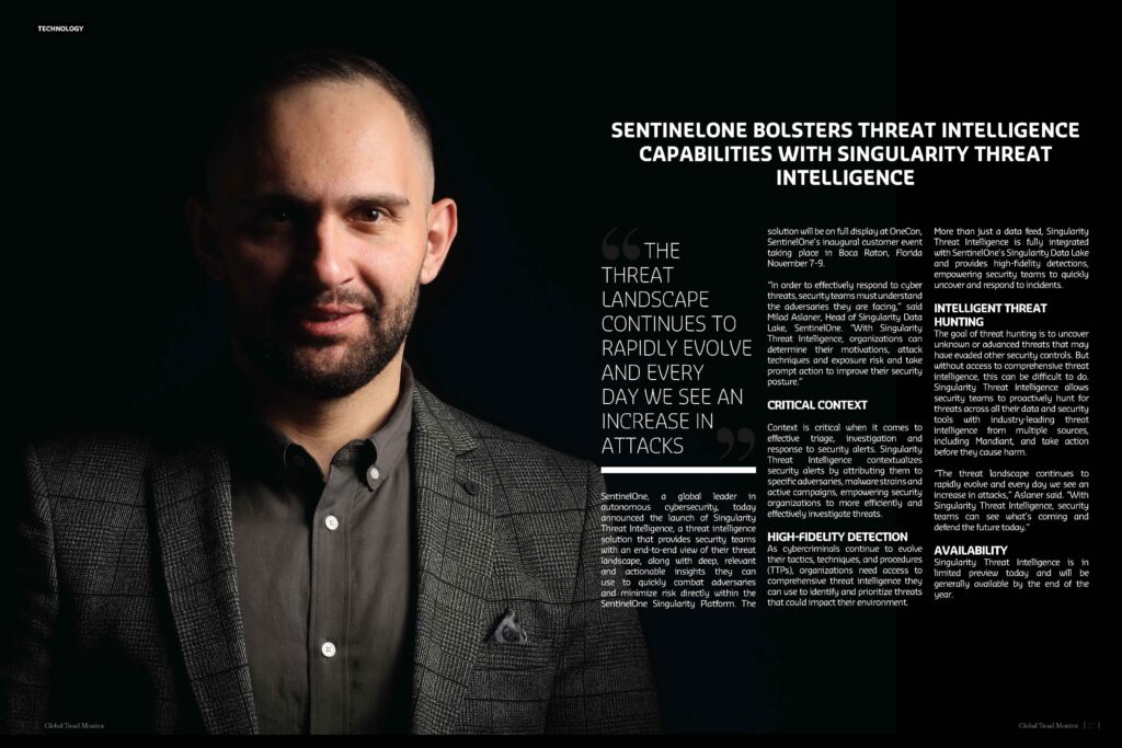 Sentinelone Bolsters Threat Intelligence Capabilities With Singularity
