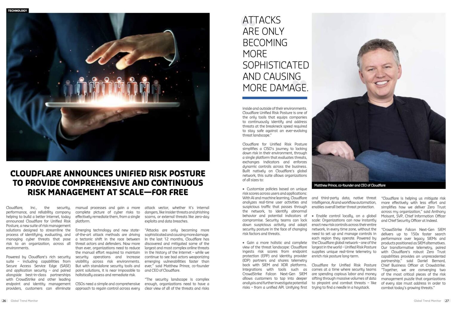 Cloudflare Announces Unified Risk Posture to Provide Comprehensive and ...