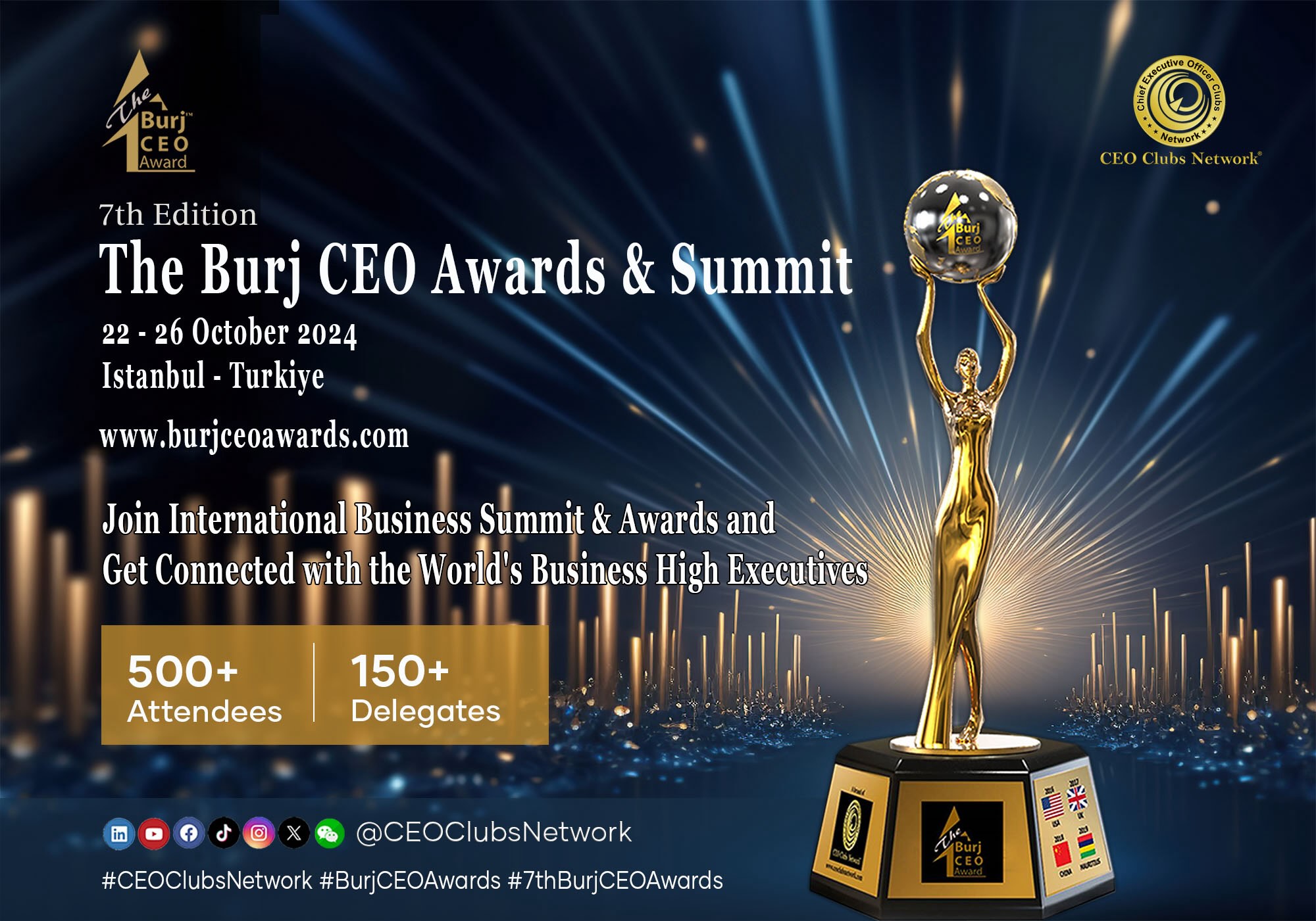The Oscars of the Global Business World will be Awarded in Istanbul ...