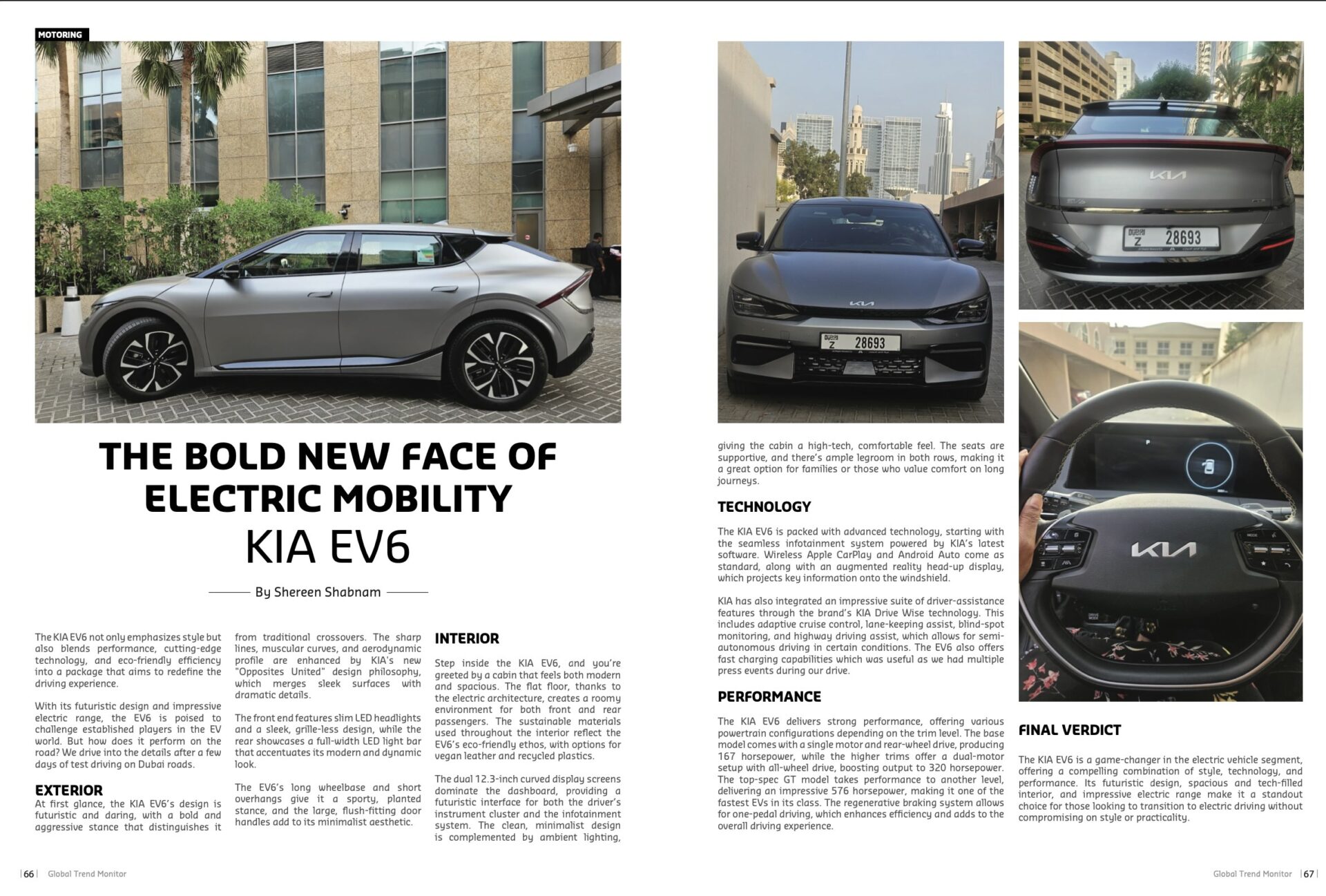The Bold New Face of Electric Mobility: KIA EV6 - Global Trend Monitor